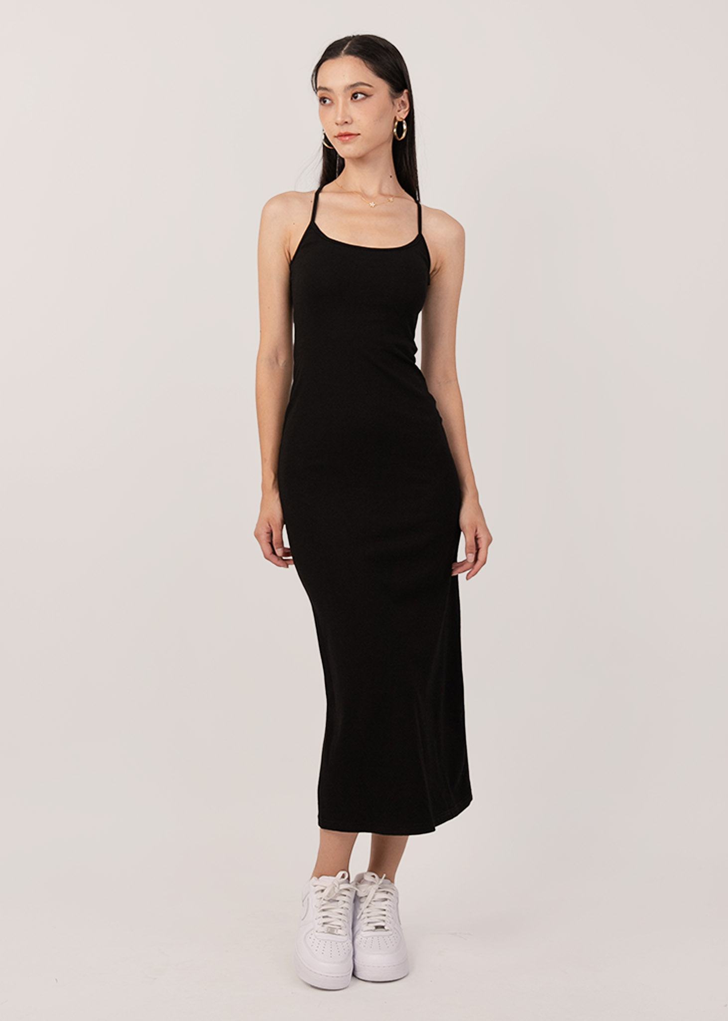 Best of Basics Maxi Dress in Black | 6STYLE
