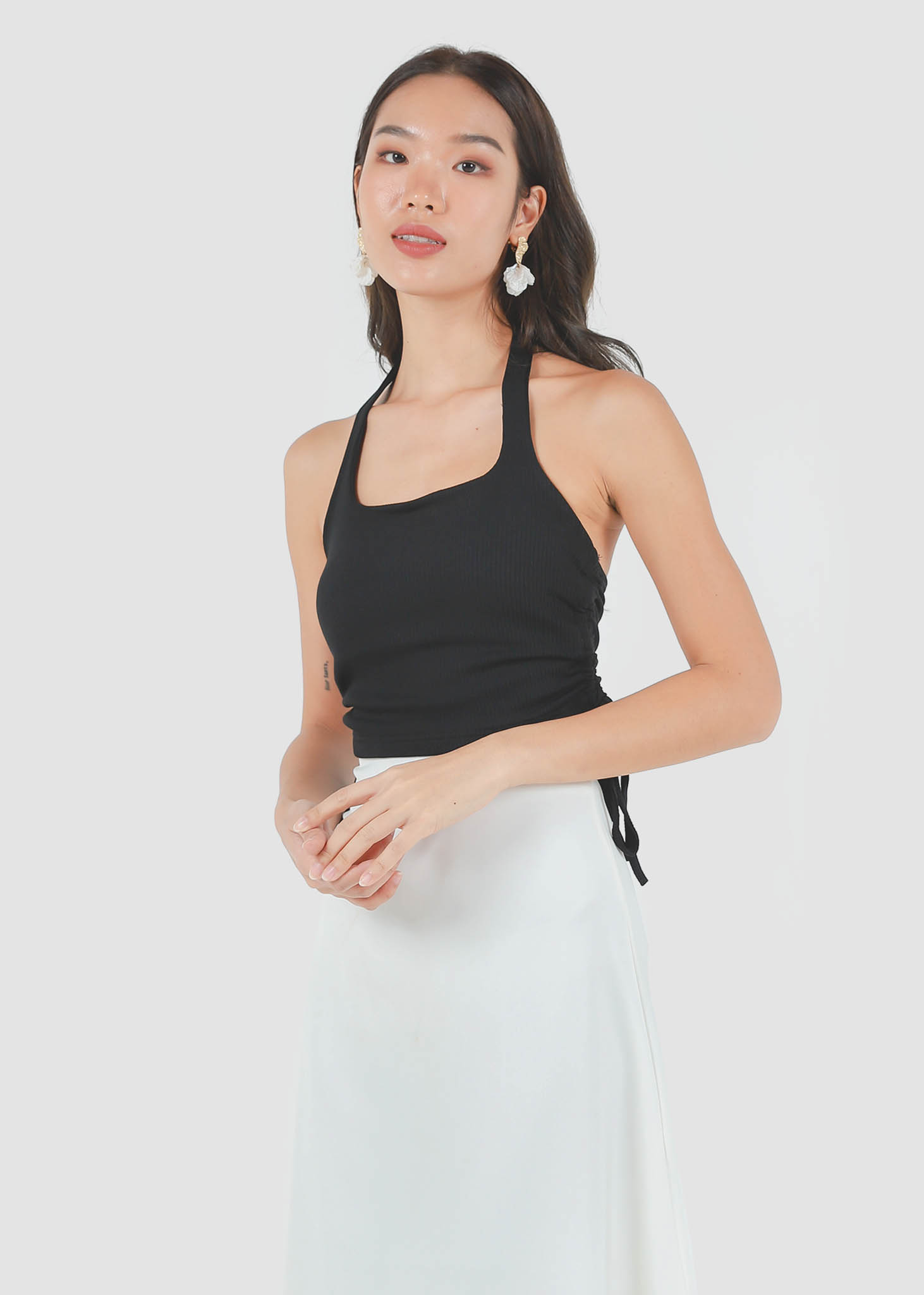 Hydee Halter Padded Top in Black #6stylexclusive | 6STYLE